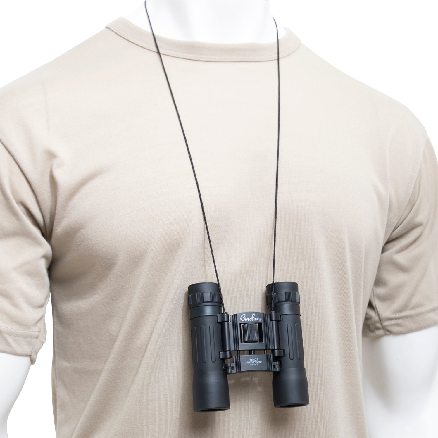 Rothco Compact 10x25mm Binoculars | Lightweight Folding Optics — Luminary