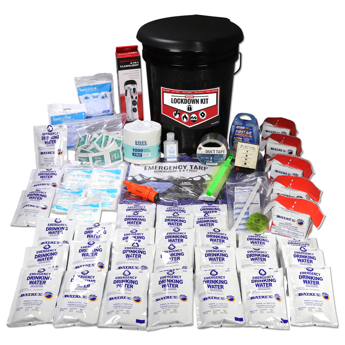 Guardian Deluxe Classroom Lockdown Kit – 30-Person Emergency Survival ...