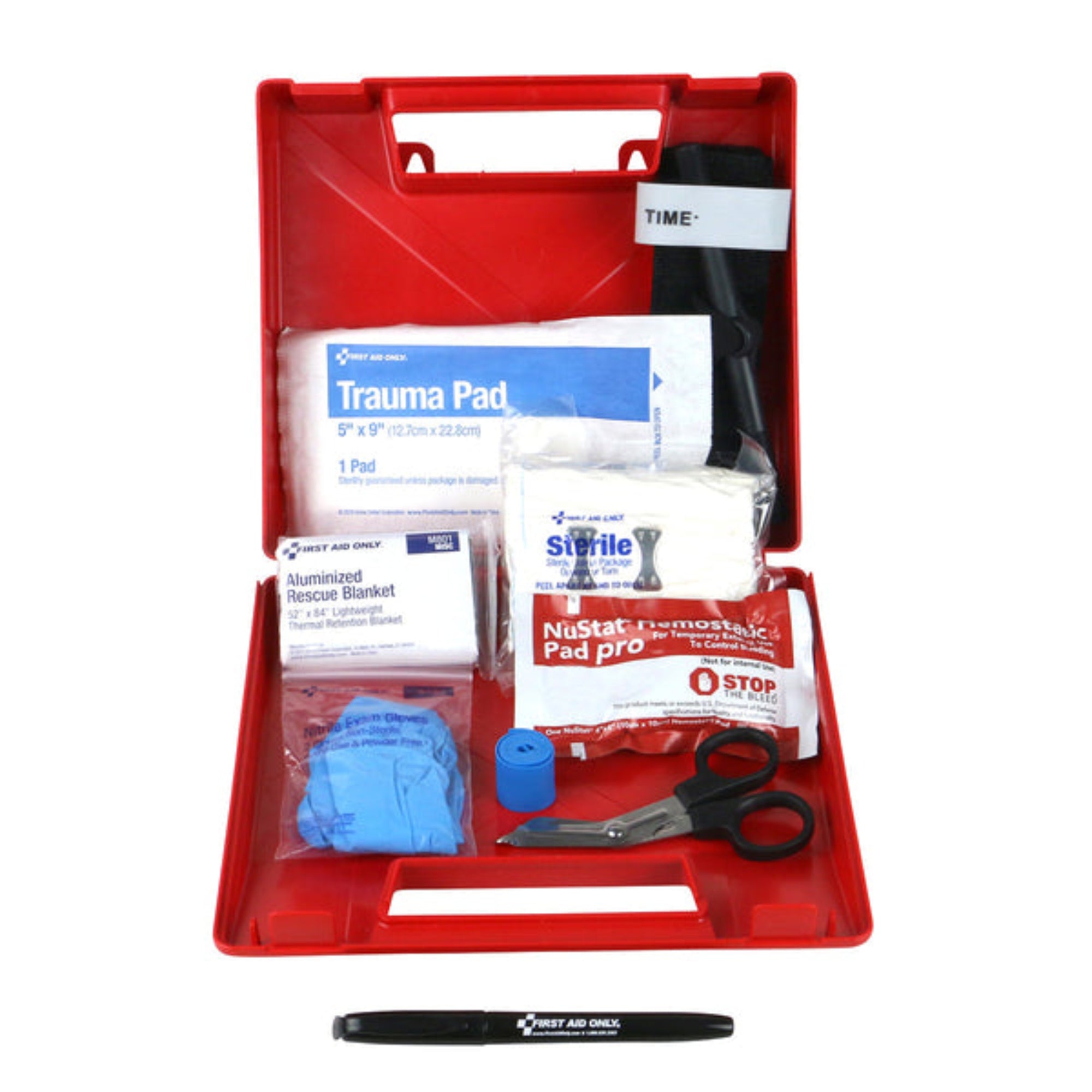 First Aid Only Bleeding Control Wall Station | Standard Trauma Kit ...