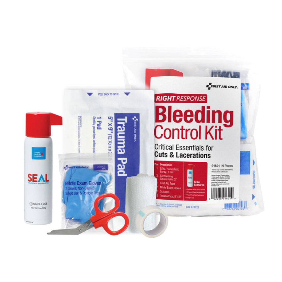 FAO Bleeding Control Kit for Cuts with Hemostatic Spray — Luminary