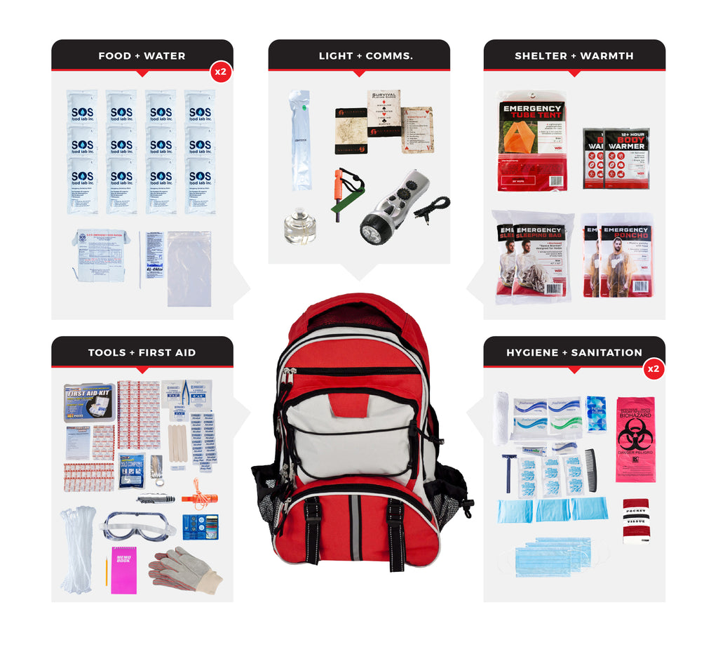 72-Hour Survival Kits & Bug Out Bags | Earthquake & Hurricane Kits ...