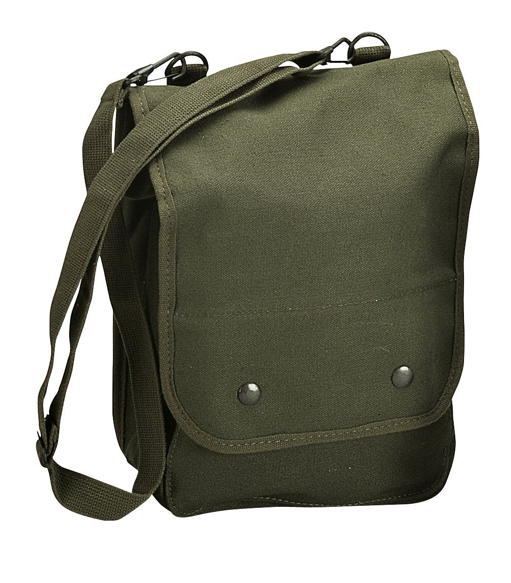 Rothco Canvas Map Case Shoulder Bag – Structured EDC Tech & Field Orga ...