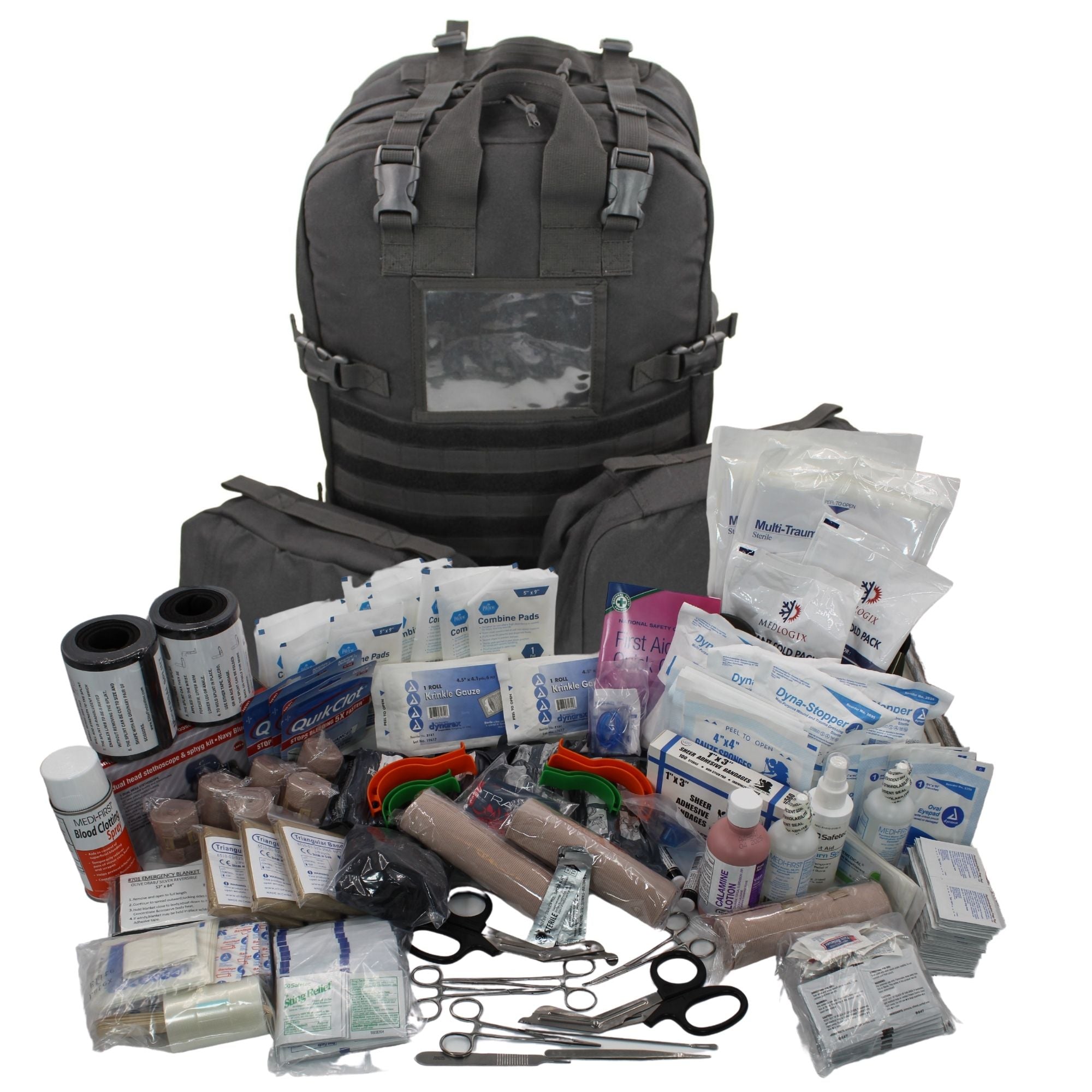 Elite First Aid STOMP Medical Kit – Fully Stocked Professional Trauma ...